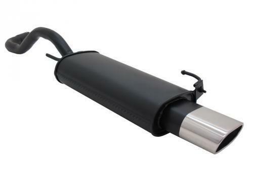 Novus Sportauspuff Gruppe N 75x135mm Oval VW Polo IV (6N,6N2) 1,6 55 kw ...