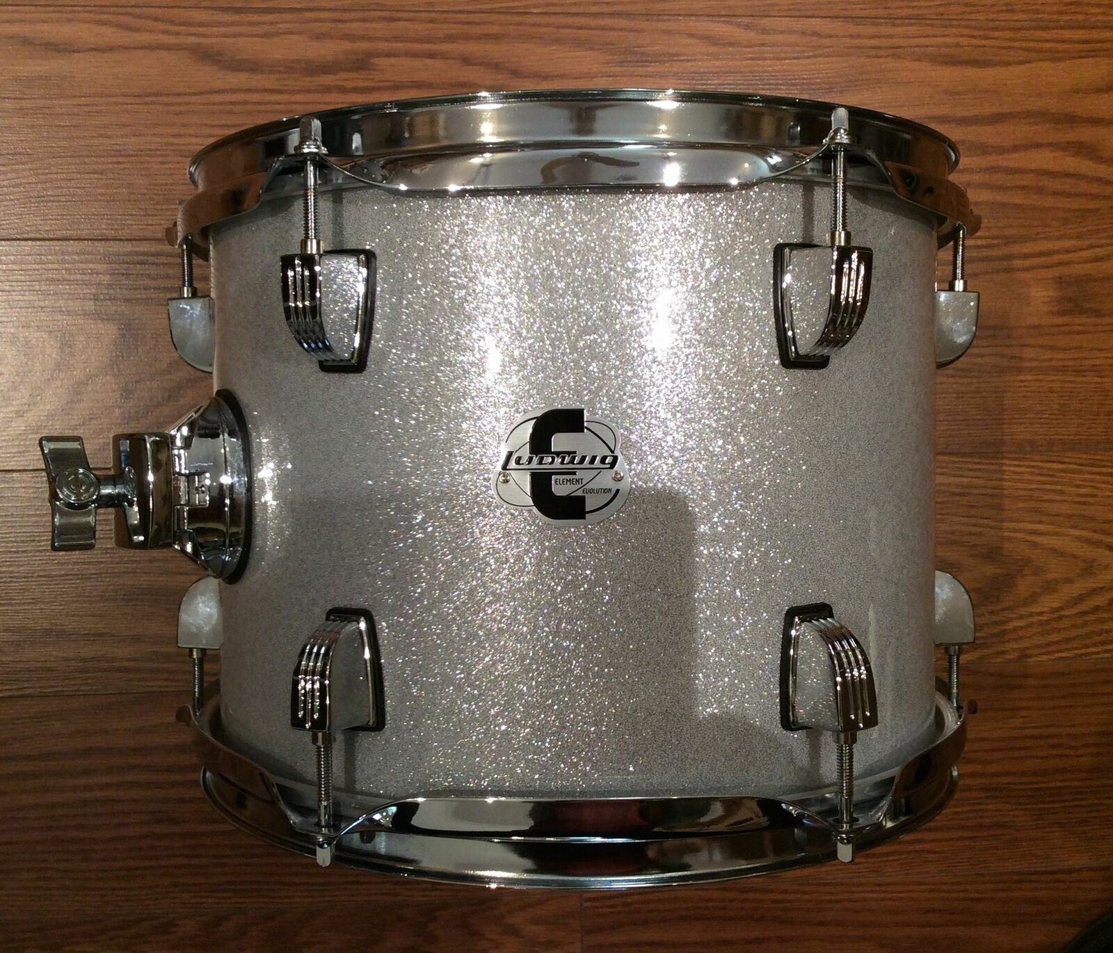 Ludwig Element Evolution 8x10 Rack Tom 2018 White Sparkle | eBay