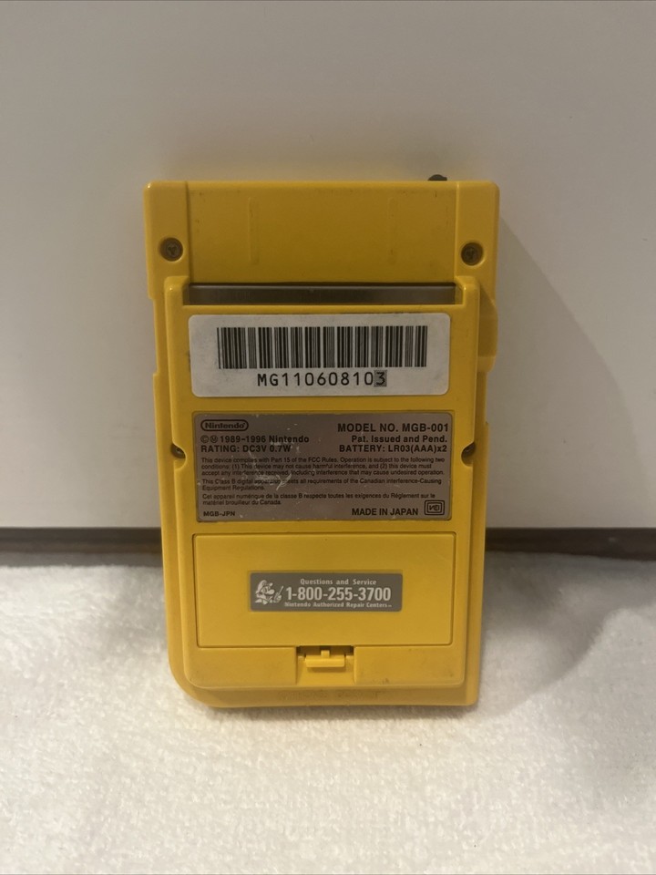 Nintendo Gameboy Pocket - Yellow Tested & Working MGB-001 | eBay