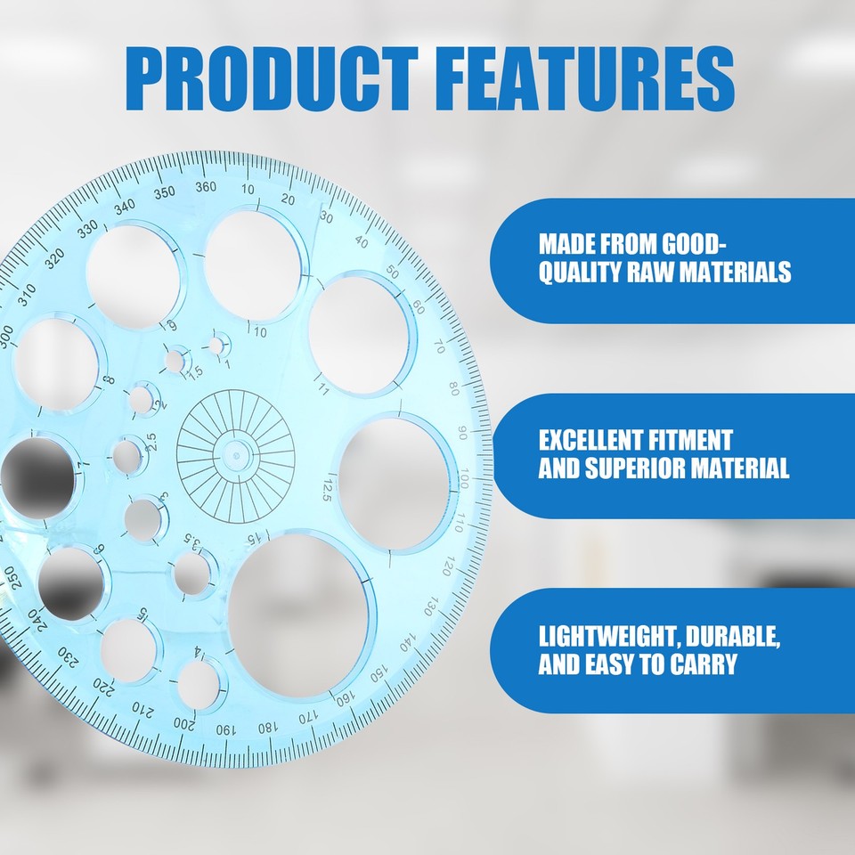 Multifunctional Geometric Ruler, Multifunctional Drawing Universal ...