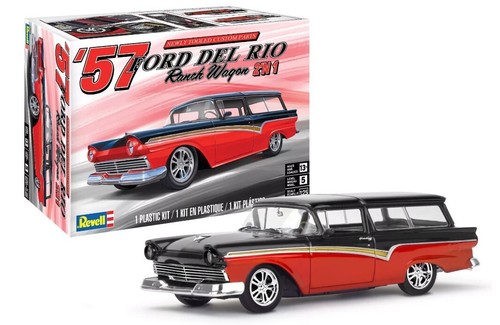 Revell 1957 Ford Del Rio Ranch Wagon 2n1 1:25 scale model car kit 14548 ...