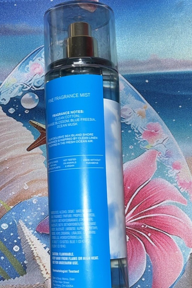 Bath and Body Works SEA-ISLAND SHORE Fine Fragrance Body Mist Spray 8 ...