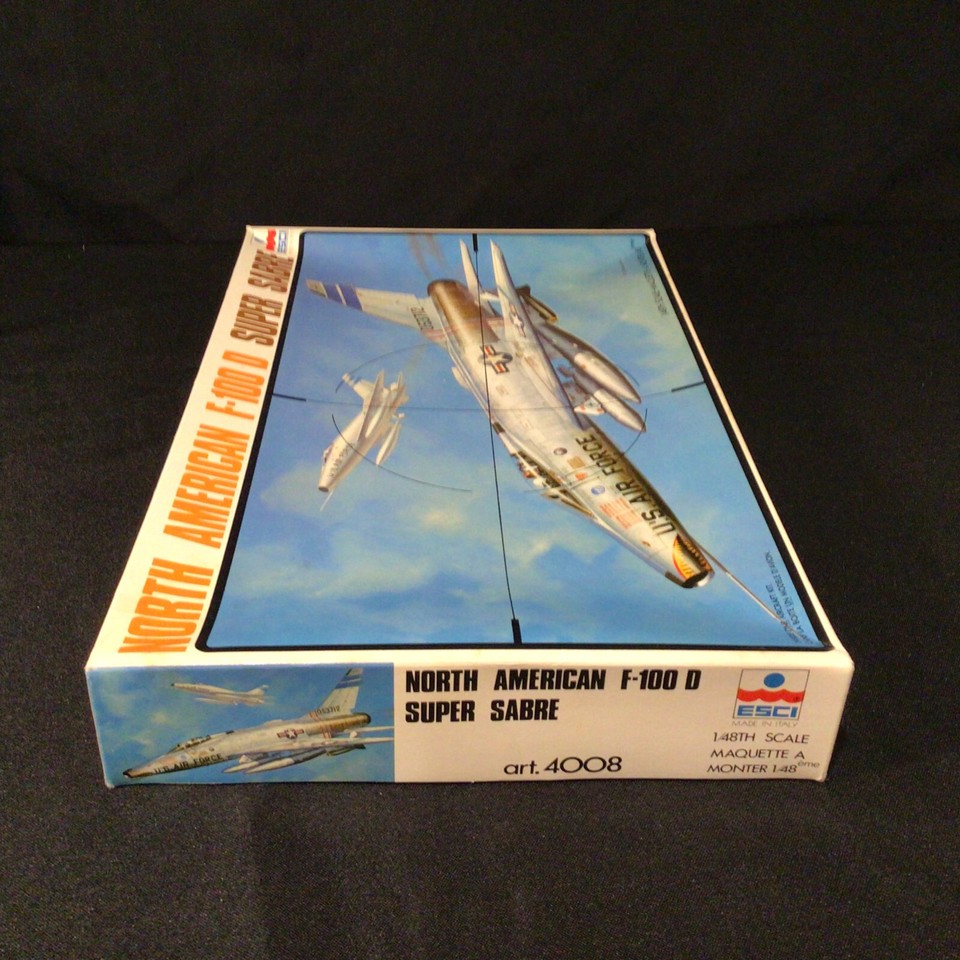 ESCI 1/48 Scale North American F-100D Super Sabre Model Kit No. 4008 | eBay
