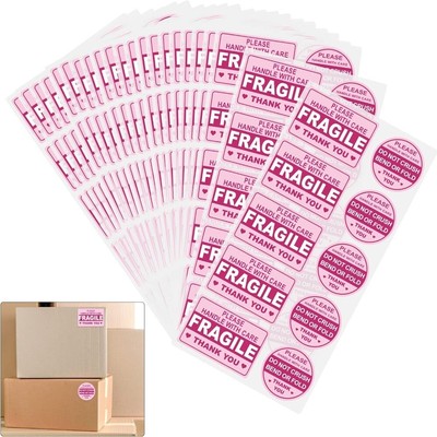 100PCS Paper Label Sticker Multicolour Labels Office Fragile Stickers ...