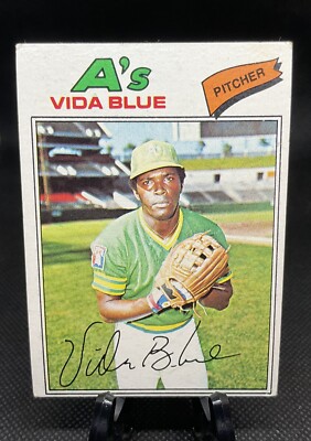 1977 Topps #230 Vida Blue - Oakland Athletics | eBay
