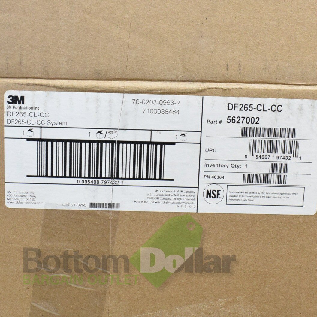 3m Df260-cl-cc Filtration System 5627001 for sale online | eBay