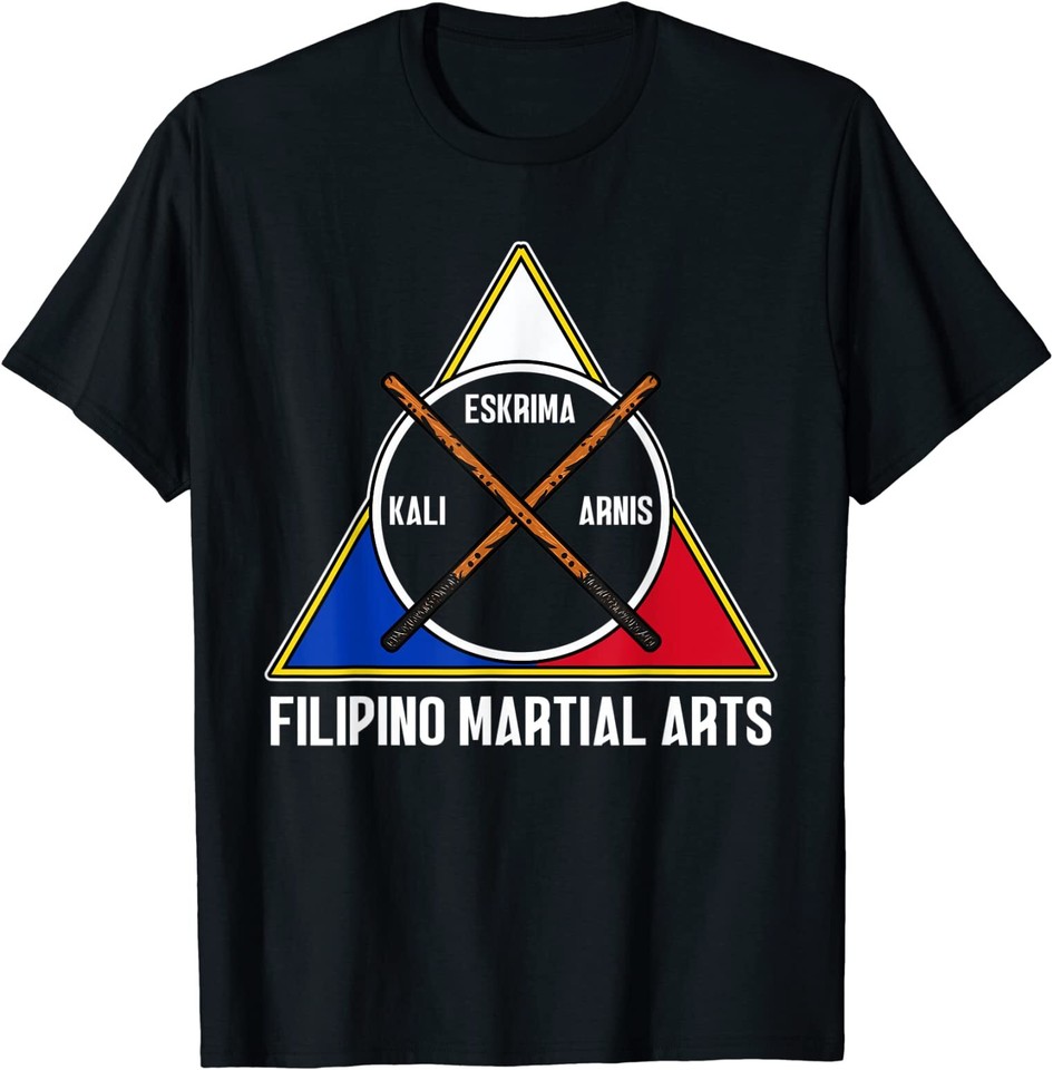 NEW LIMITED Arnis Kali Eskrima, Escrima Sticks Filipino Flag T-Shirt ...