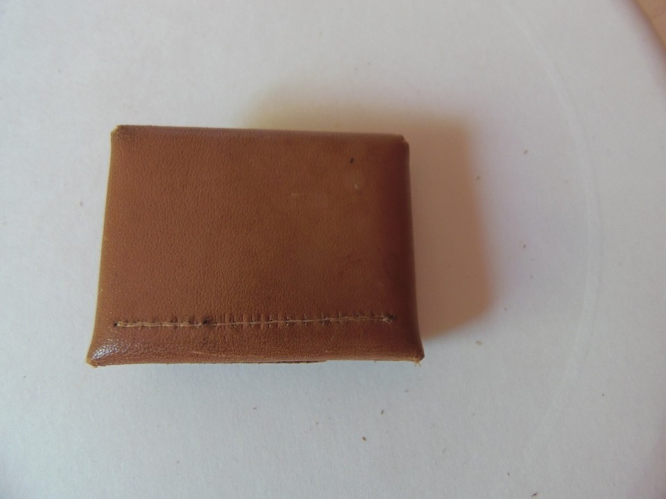 Vintage Leather Postage Stamp Keeper | eBay