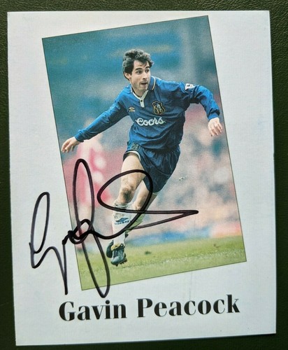 GAVIN PEACOCK - CHELSEA - NEWCASTLE - QPR - Signed Autographed Photo ...