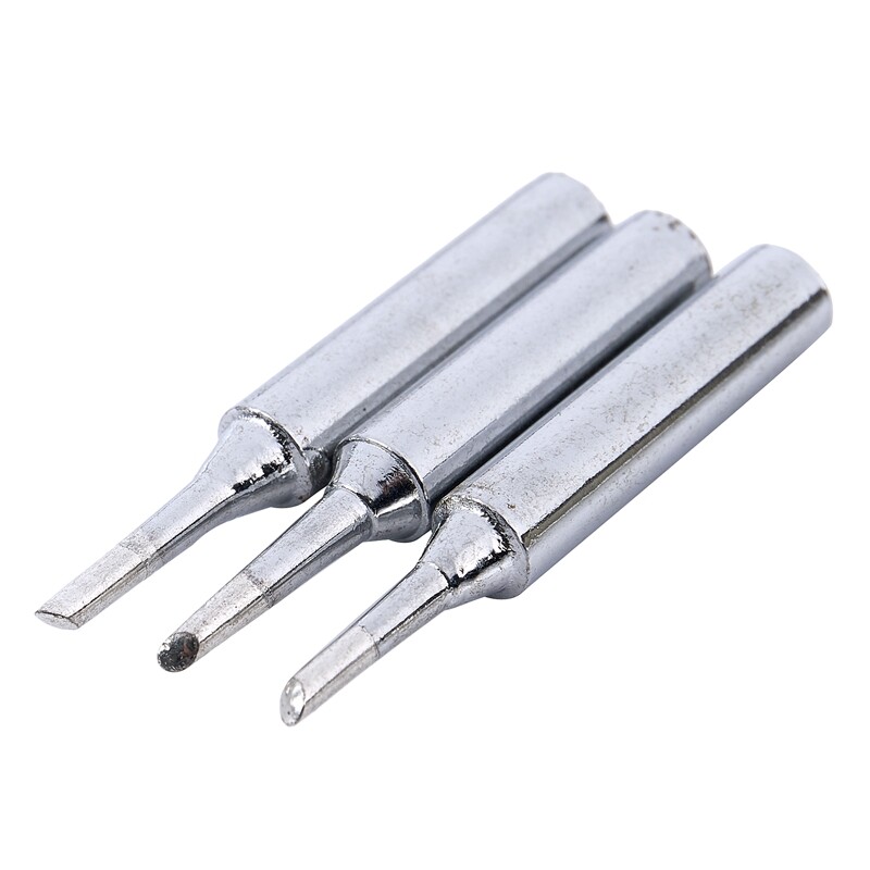 2X(3Pcs 900M-T-2C 60W 2mm Width Bevel Soldering Solder Iron Tip 43 x ...