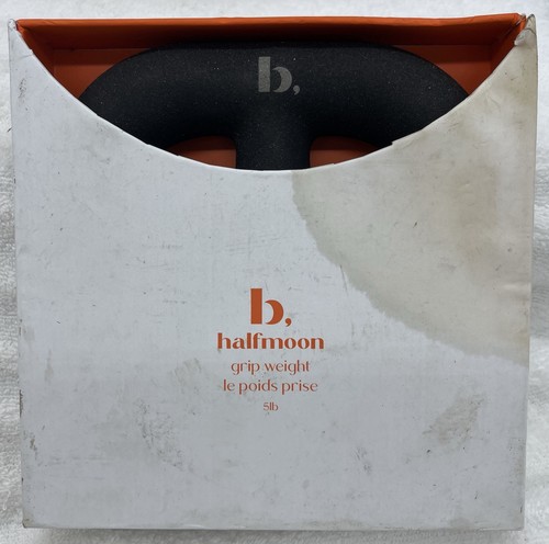 B Halfmoon Grip Weight 5LB Black Workout Yoga New In Busted Box See Pics | eBay