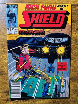 NICK FURY AGENT OF SHIELD 7 NEWSSTAND VARIANT KEITH POLLARD COVER ...