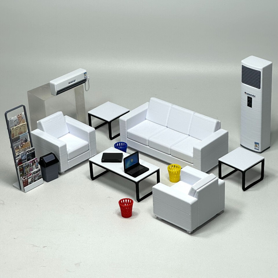 Diorama 1/18 Car Garage Props Model Workshop Repair Tool Scene Model ...