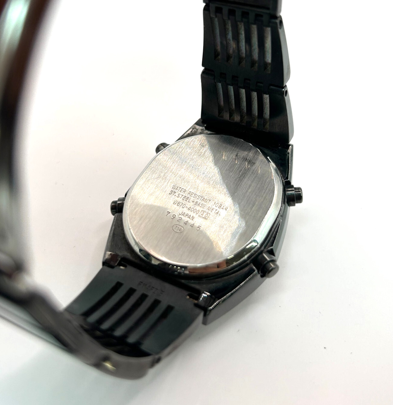 ALBA SEIKO AKA W670-4000 Vintage LED Watch Gunmetal R… - Gem