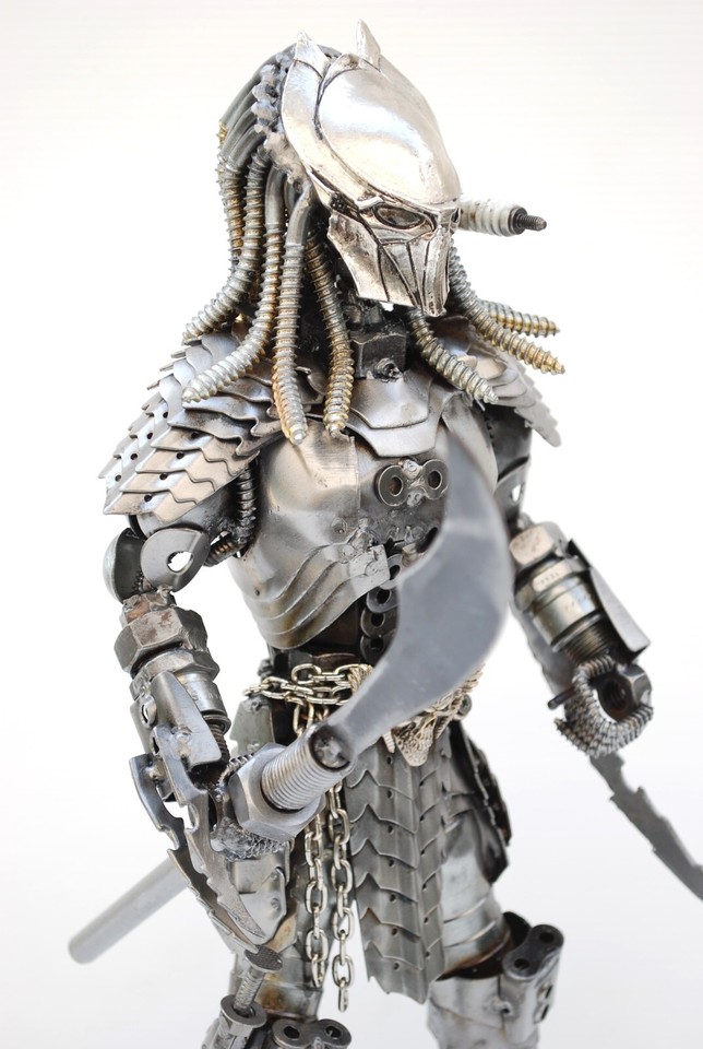 Predator Metal Sculpture | Handmade Scrap Iron Art | Unique Christmas ...