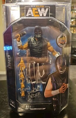 AEW Unmatched Series 3 #19 Evil Uno Autograph Action Figure W Protector ...