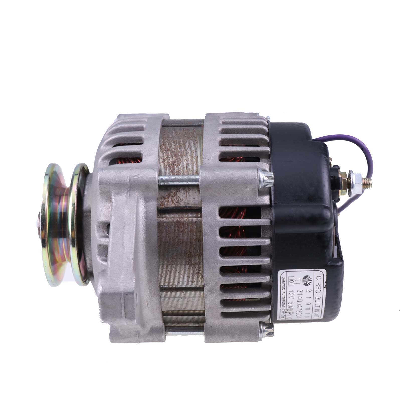 12V 50A Alternator TA000A58101 E7230-64012 for Daedong 3-79 25HP Kioti ...