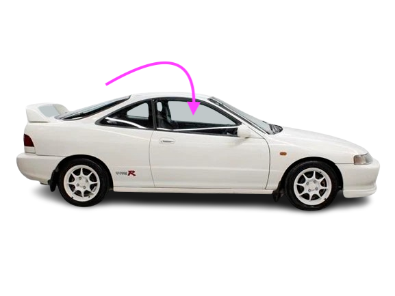 Fits: 1994-2001 Acura Integra 2D Coupe Passenger Front Right Door ...
