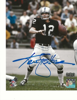 Ken Stabler Oakland Raiders Signed 8x10 Photo "Stabler Hologram" | eBay