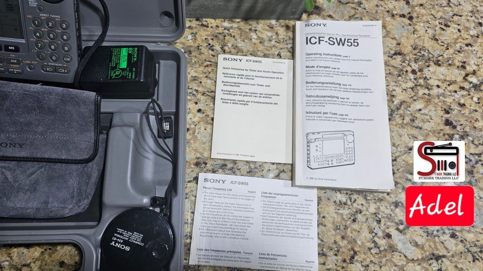 Sony ICF-SW55 Radio Recapped & Upgraded By Adel USA In The Mint ...
