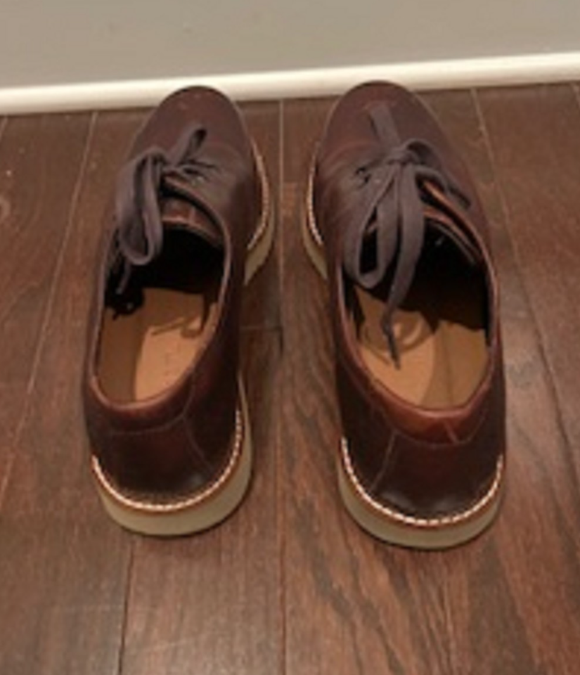 Men's Shoes Dunham Brown Size 10.5M Lace Up Extra Light Dress or Casual ...