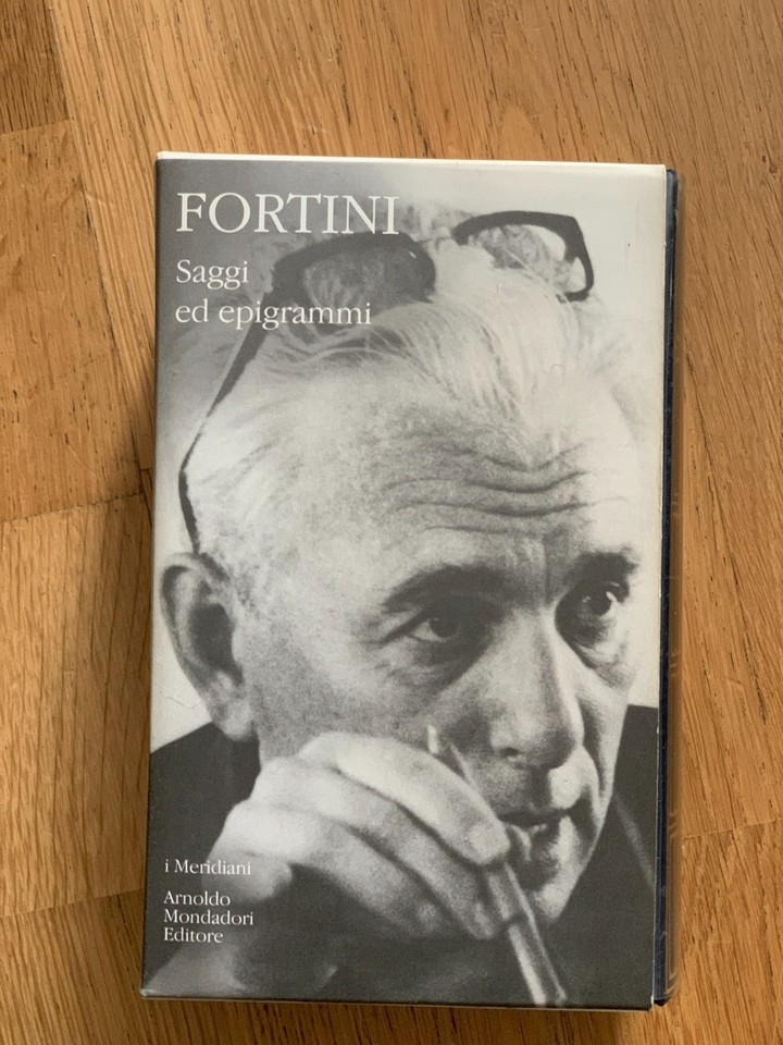 Franco Fortini “Saggi E Epigrammi” Meridiani Mondadori | eBay