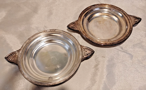 Two Vintage Johnathan Cub Silverplate Serving Dishes Signed | eBay
