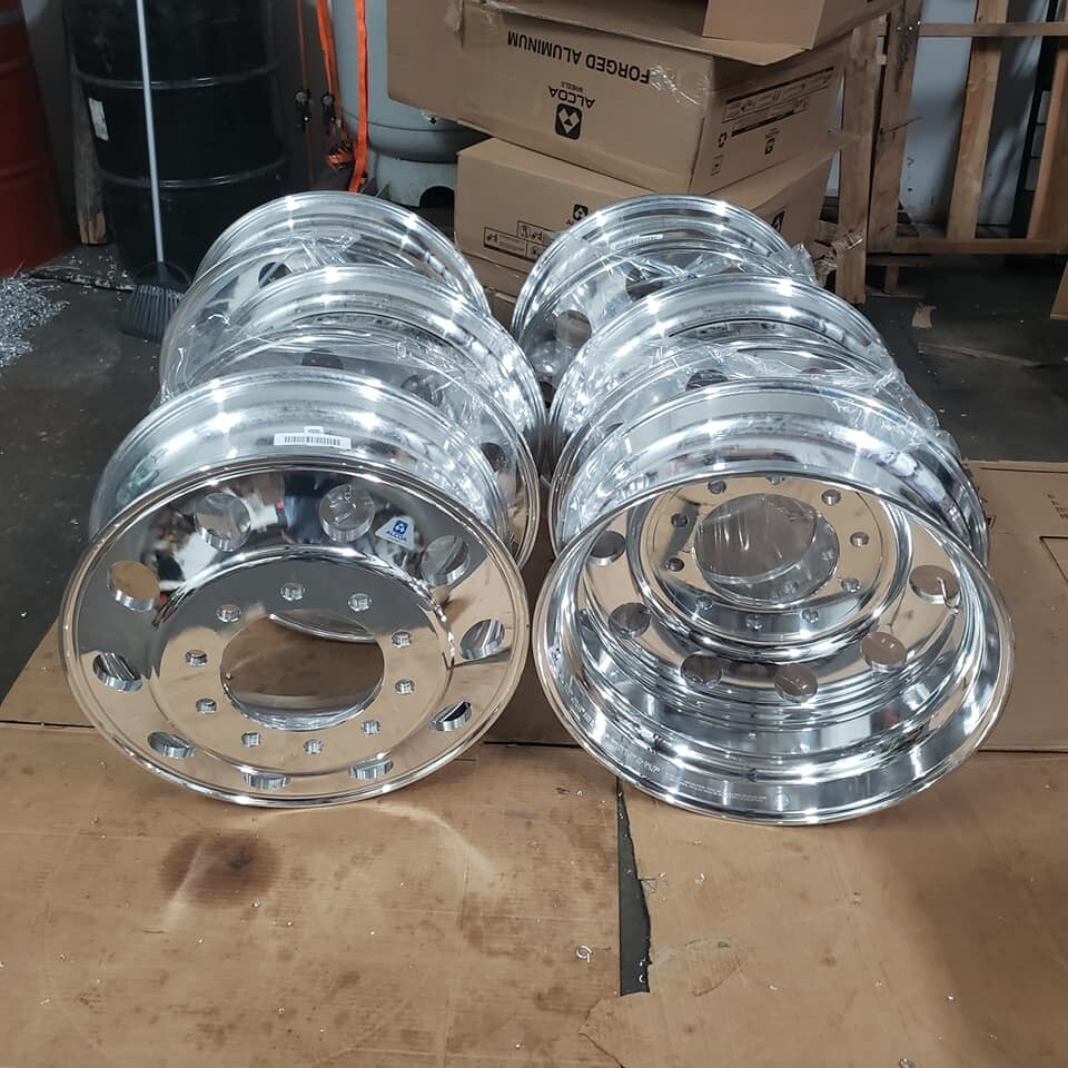 22" Alcoa Classic Rims Wheels for Dually Truck | 8.25" | 8x170 | -143 ...