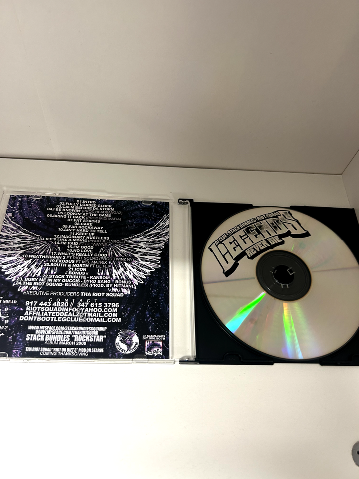 Stack Bundles DJ Clue Legends Never Die NYC Promo Mixtape Mix CD | eBay