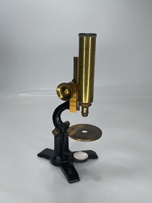 Antique Claw Foot Queen & Co Philadelphia Brass Microscope | eBay