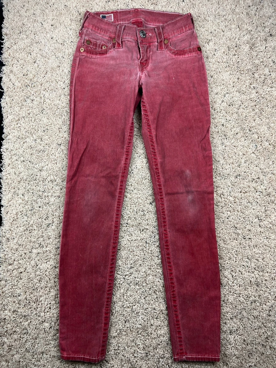 True Religion Red Jeans