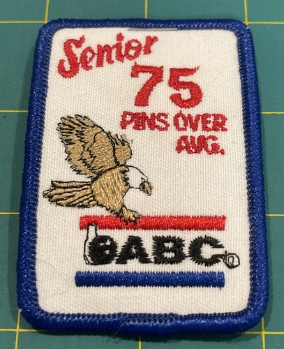 Senior 75 Pins Over Avg. ABC Embroidered Patch | eBay