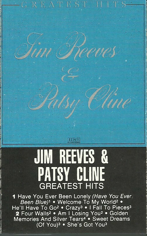 Jim Reeves & Patsy Cline - Greatest Hits (Cassette, 1981) | eBay
