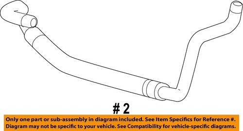 GM OEM 03-20 Express 1500 Cooling Trans Oil Cooler-Inlet Pipe 15808251 ...