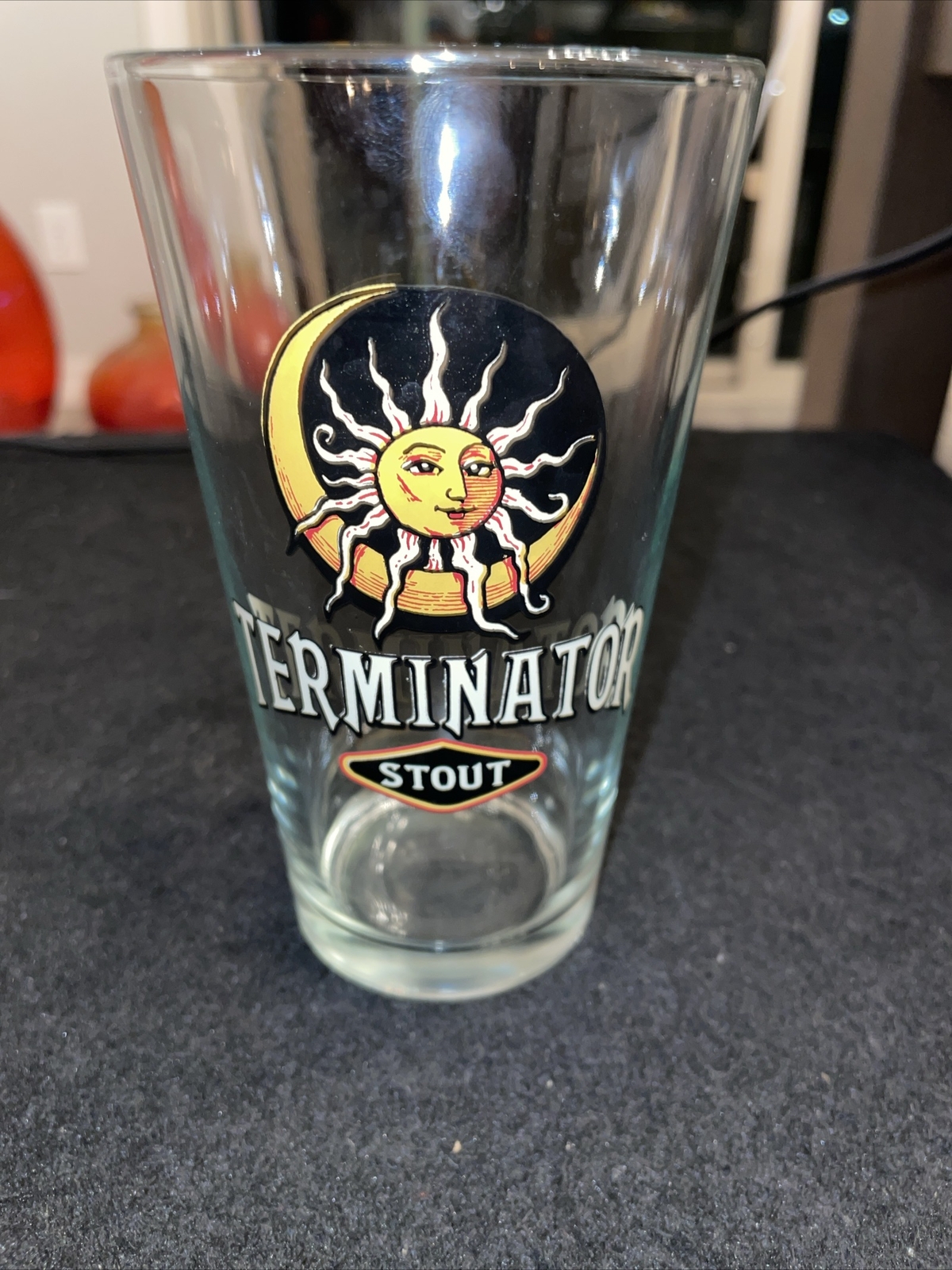 TERMINATOR STOUT Pint Glass McMenamins Brewing Sun Moon Portland Oregon ...