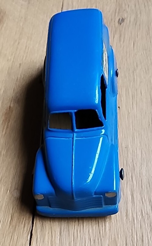 Vintage 1950 Tootsie Toy Blue Chevy Panel Truck 4" Metal Lindberg Line ...