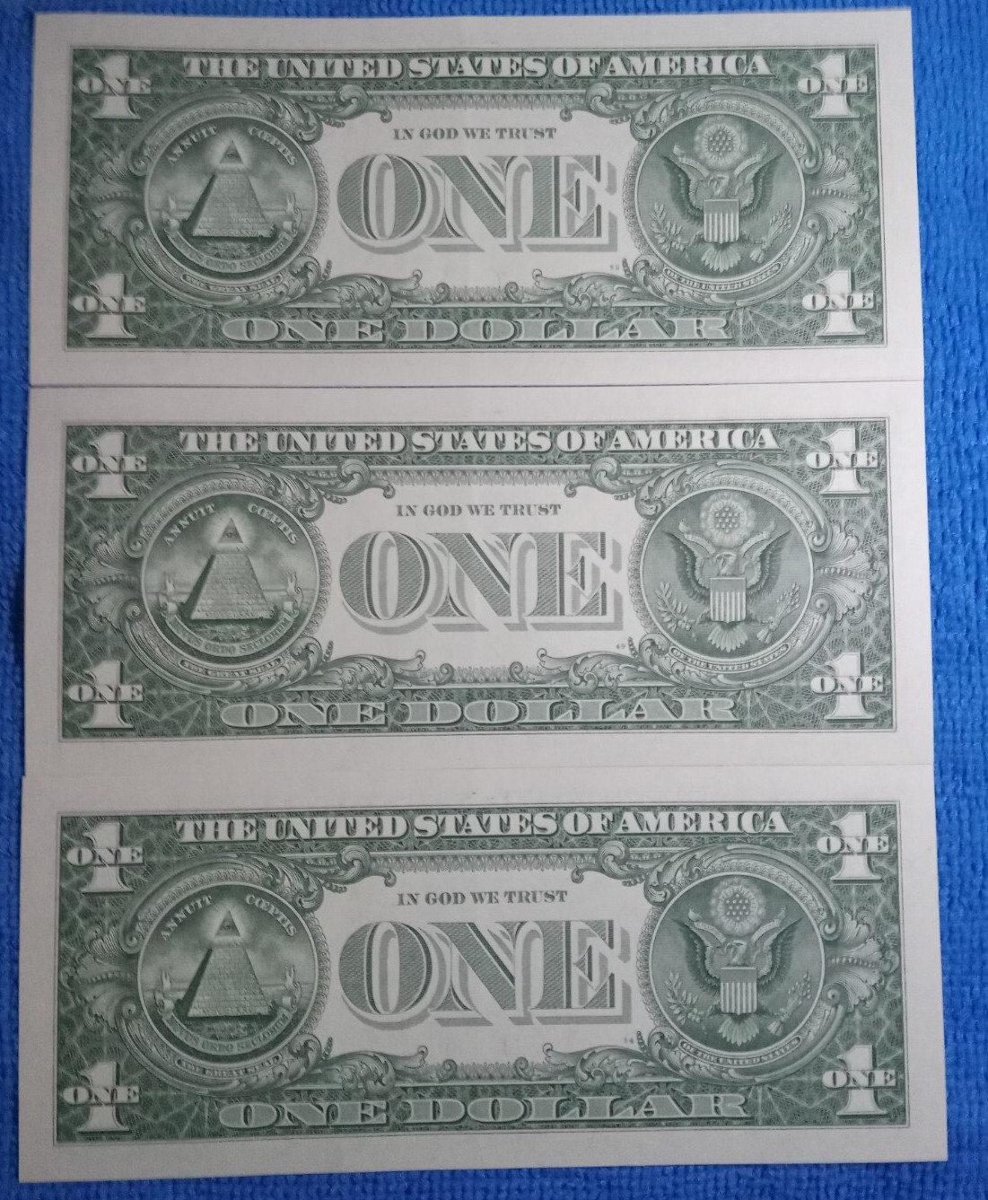 2017 One Dollar Bills Uncirculated Consecutive Serial Numbers | eBay