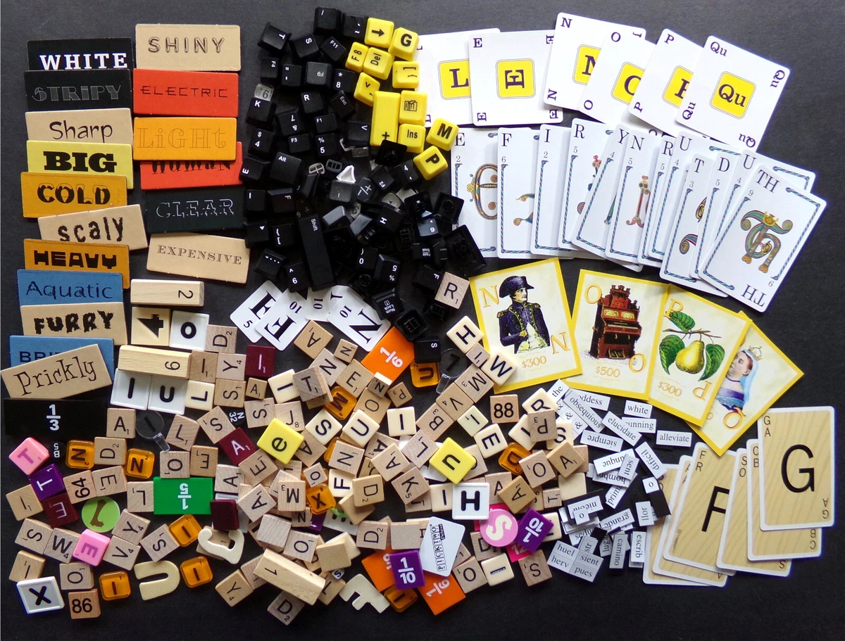 Number Words Collage