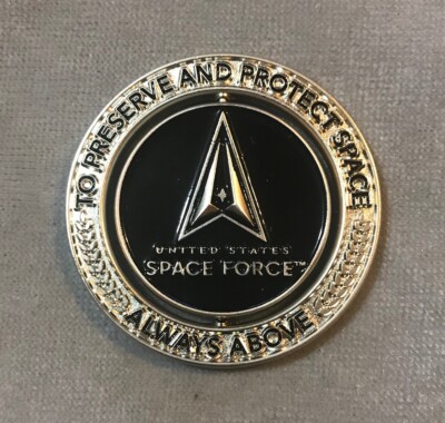 U.S. SPACE FORCE SPINNER CHALLENGE COIN; NIP | eBay