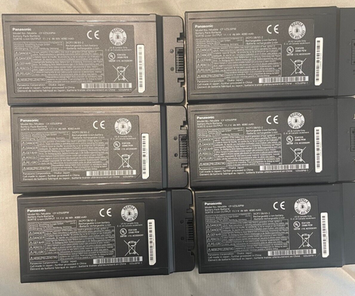 Lot of 6 Genuine OEM CF-54 CF-VZSU0PW Laptop Battery Panasonic ...