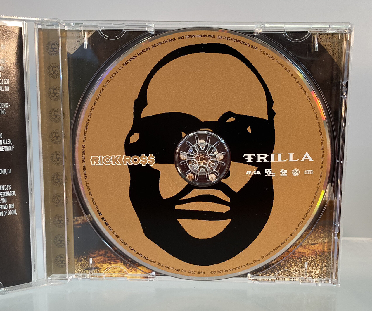 Vintage 2008 Rick Ross Trilla CD Island Def Jam Slip N Slide B0009536 ...