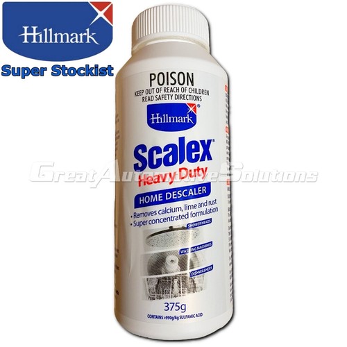 Hillmark Scalex Heavy Duty Home Descaler 375gr Remove Calcium Lime ...