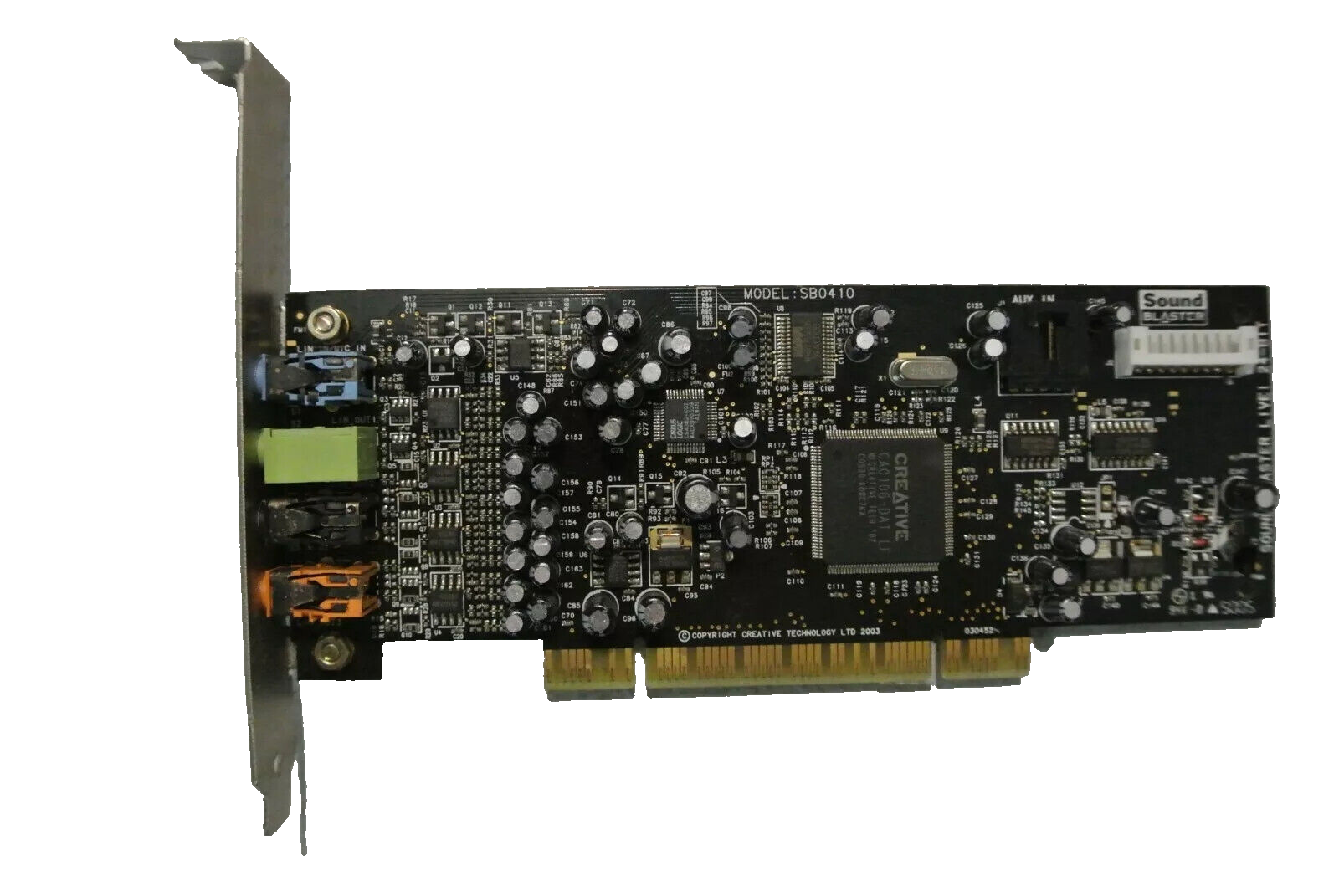 Creative Sound Blaster Live! 24 bit 7.1 Channel PCI Sound Audio Card ...