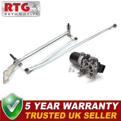 New Front Windscreen Wiper Motor + Linkage for Renault Clio 2007-2012 ...