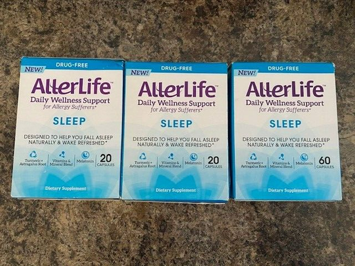 3x AllerLife Sleep Daily Wellness Support For Allergies Sufferers 100 ...
