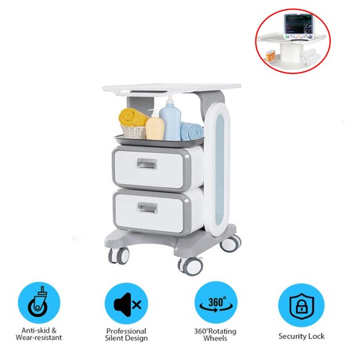 Medical Trolley Cart for Ultrasound Imaging Scanner Hospital Mobile ...
