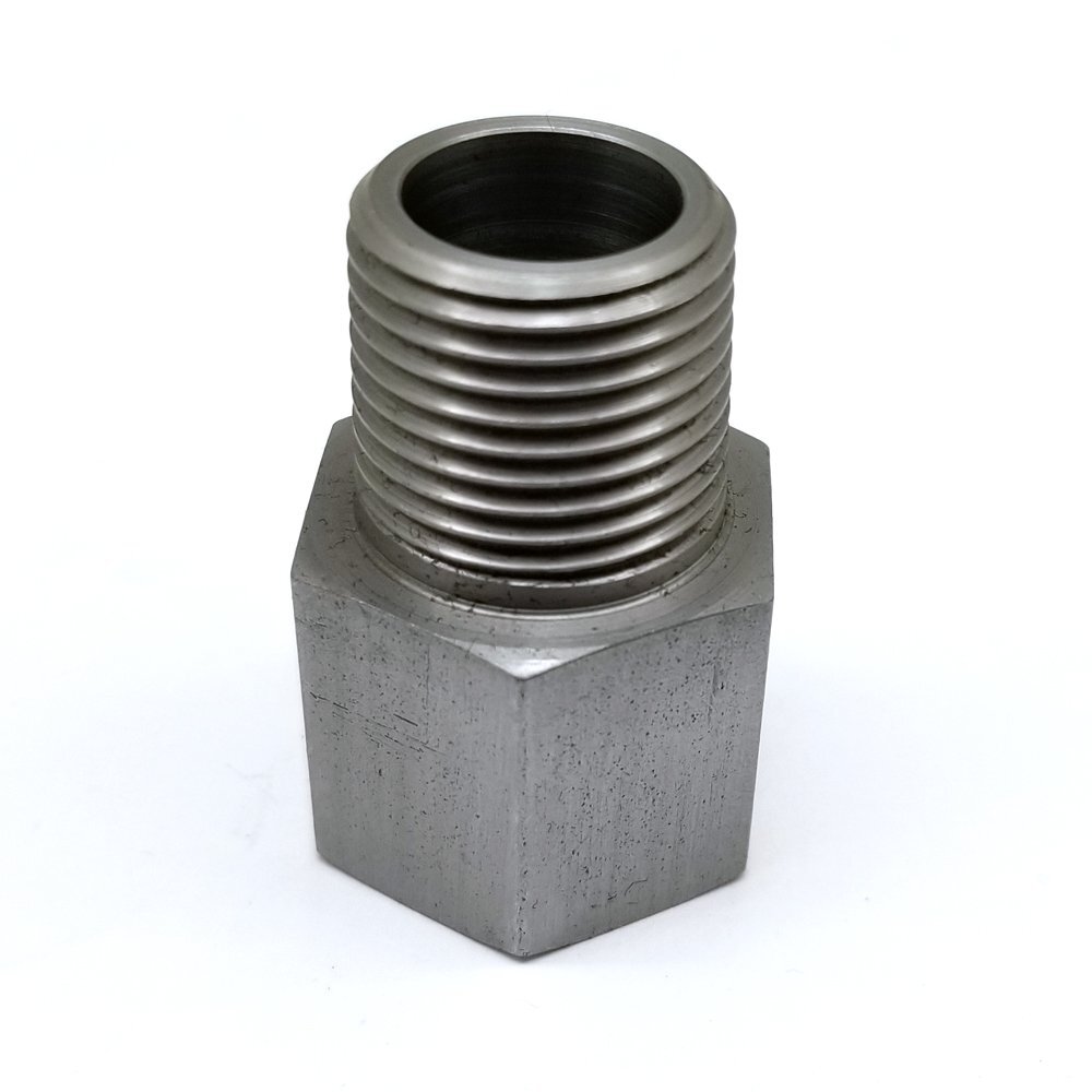 Steel Adaptor NPT 1/2" Male to M22x1.5 Female Fittings HEX 27 L=43mm/1 ...