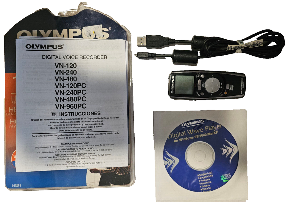 Olympus VN-960PC Digital Mini Voice Recorder USB Interface | eBay