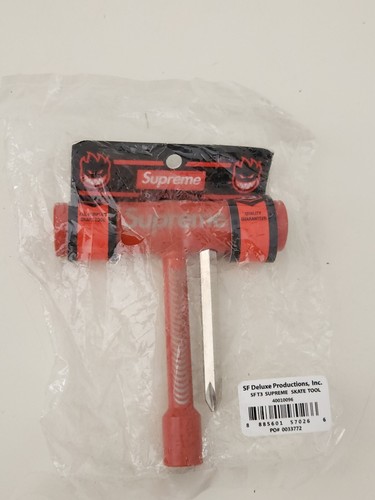 SS18 Supreme x Spitfire skate tool New Red Accessory Phillips Allen Key ...
