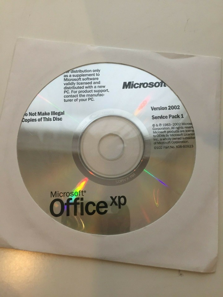 Microsoft Office XP Small Business (Version 2002) with service pack | eBay